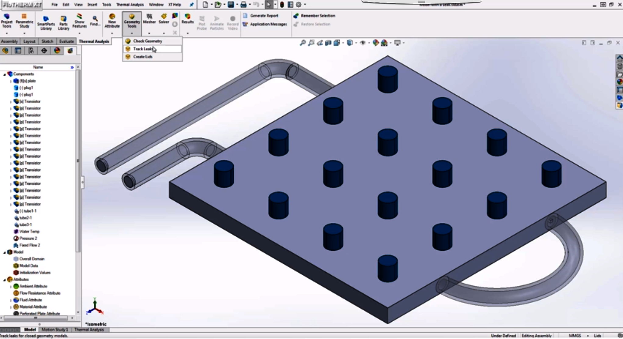 Check Cad Geometry Quickly For Electronics Cooling Simulation In